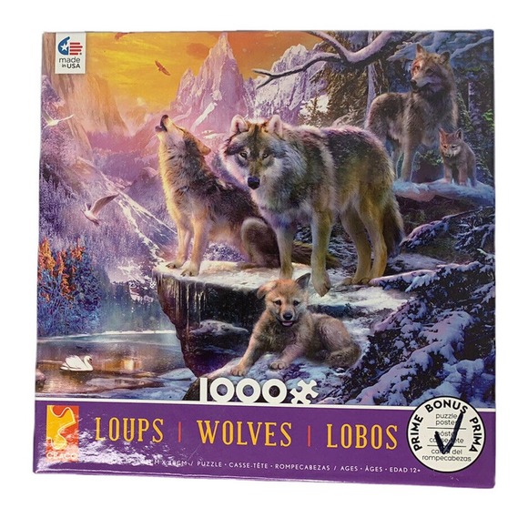 ceaco | Games | Ceaco Wolves 00 Piece Jigsaw Puzzle 27 X 20 Series 4 ...